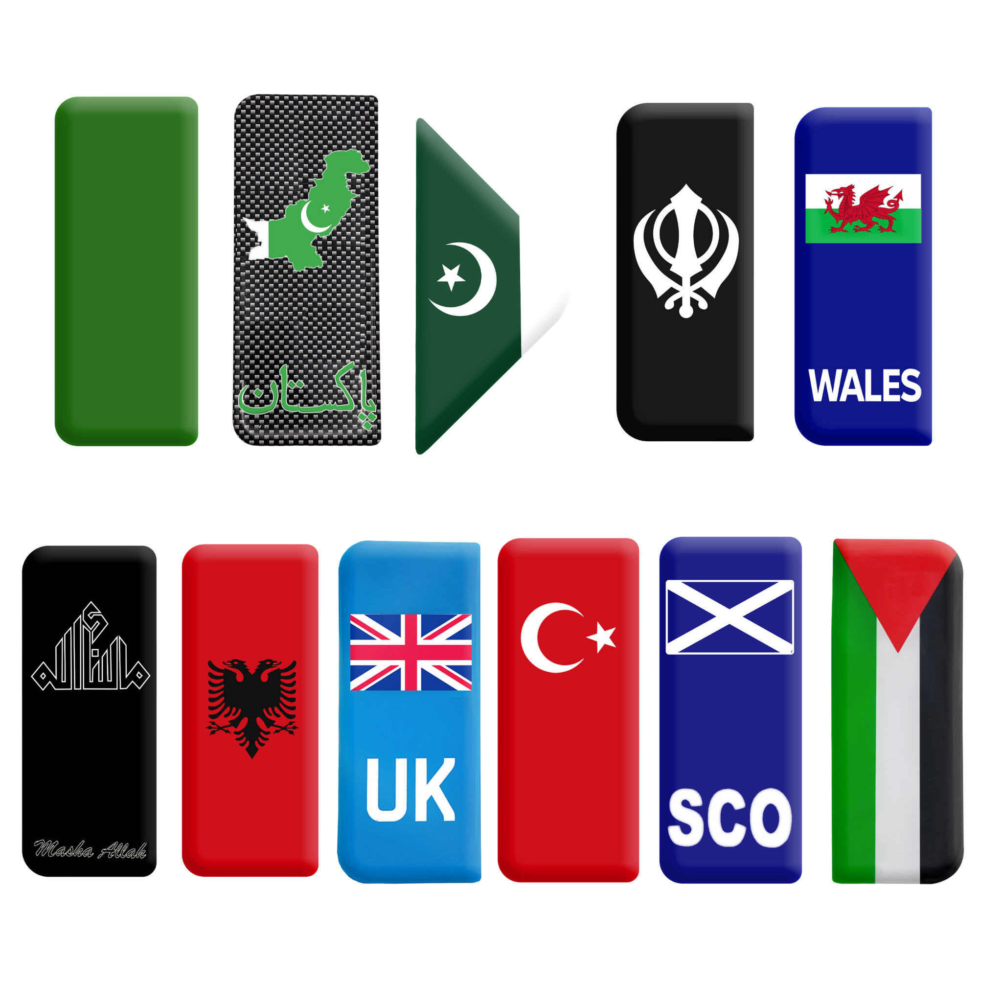3D Gel Number Plate Badges - Custom Plate Maker