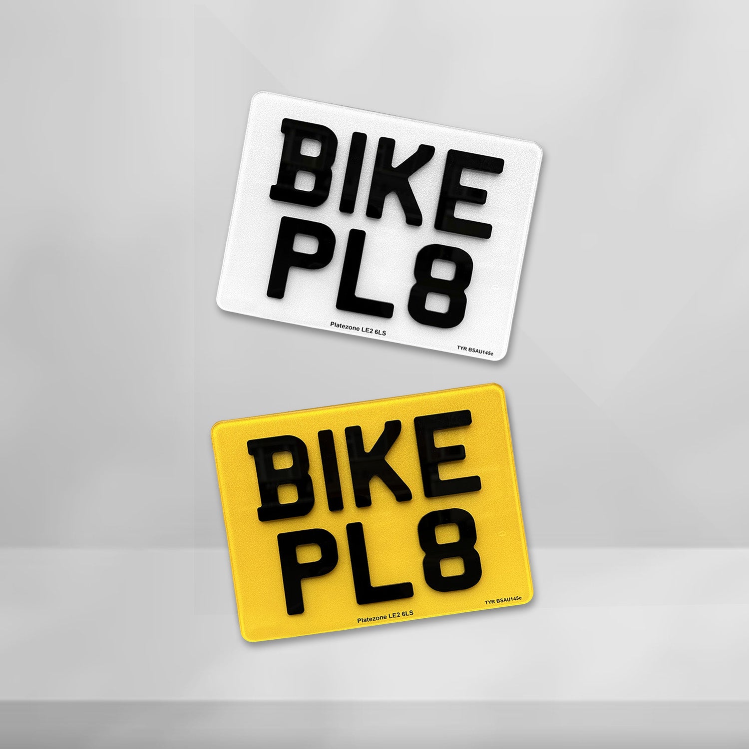 Premium Standard 9x7 Bike Number Plate | Buy Your 9x7 Plate Today