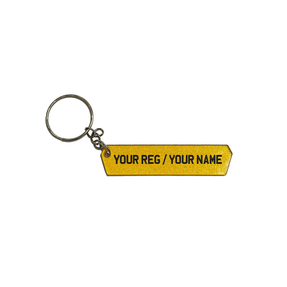 Plate Keyrings | Number Plate Keyring Personalised